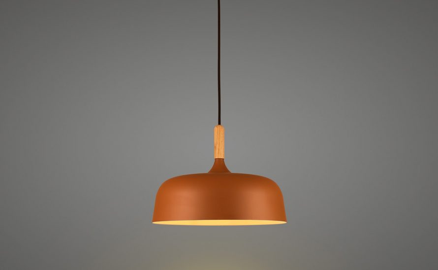 Hammered II Copper Pendant – ada